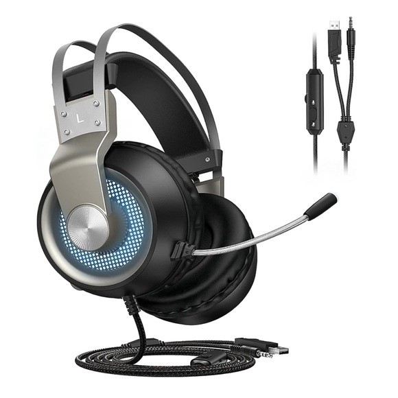 Mpow | Headphones | Mpow Universal Led Wired Gaming Suspended Over Ear ...